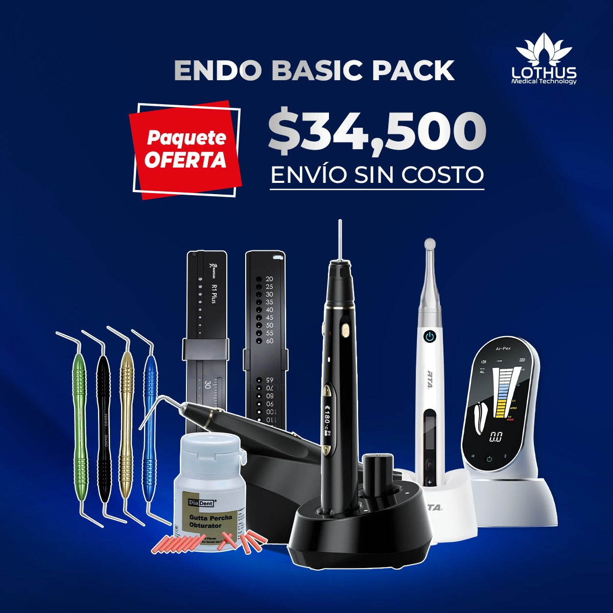 💥 ENDO BASIC PACK - Kit Profesional de Endodoncia | ¡Oferta Especial ...