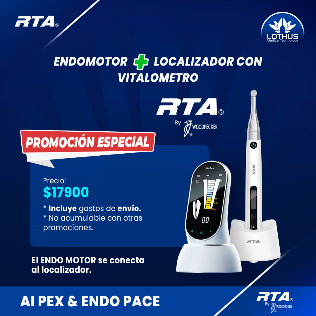ENDO MOTOR ENDOPACE RTA BY WOODPECKER + AI PEX LOCALIZADOR APICAL 6TA ...