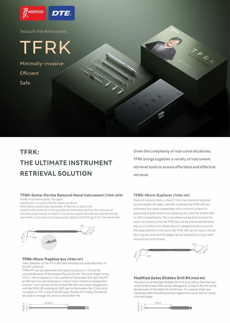 Woodpecker TFRK – Terauchi File Removal Kit – Lothus Medical Technology