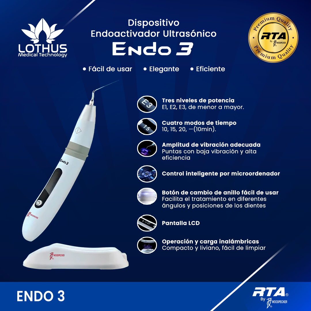 Endo 3 , Endo Activador Ultrasonico RTA By Woodpecker – Lothus Medical ...